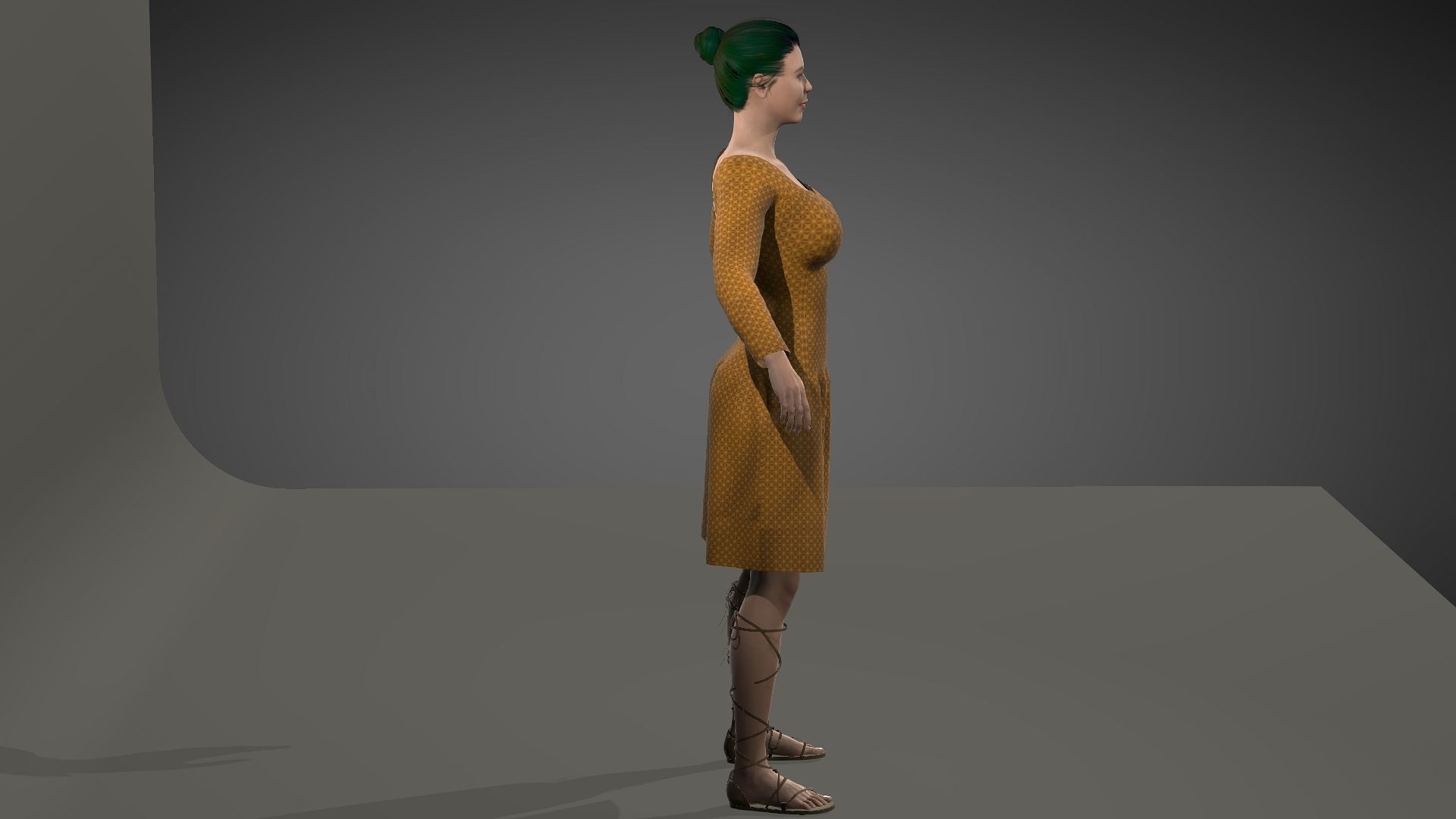 3D model Elizabeth Olsen VR / AR / low-poly | CGTrader