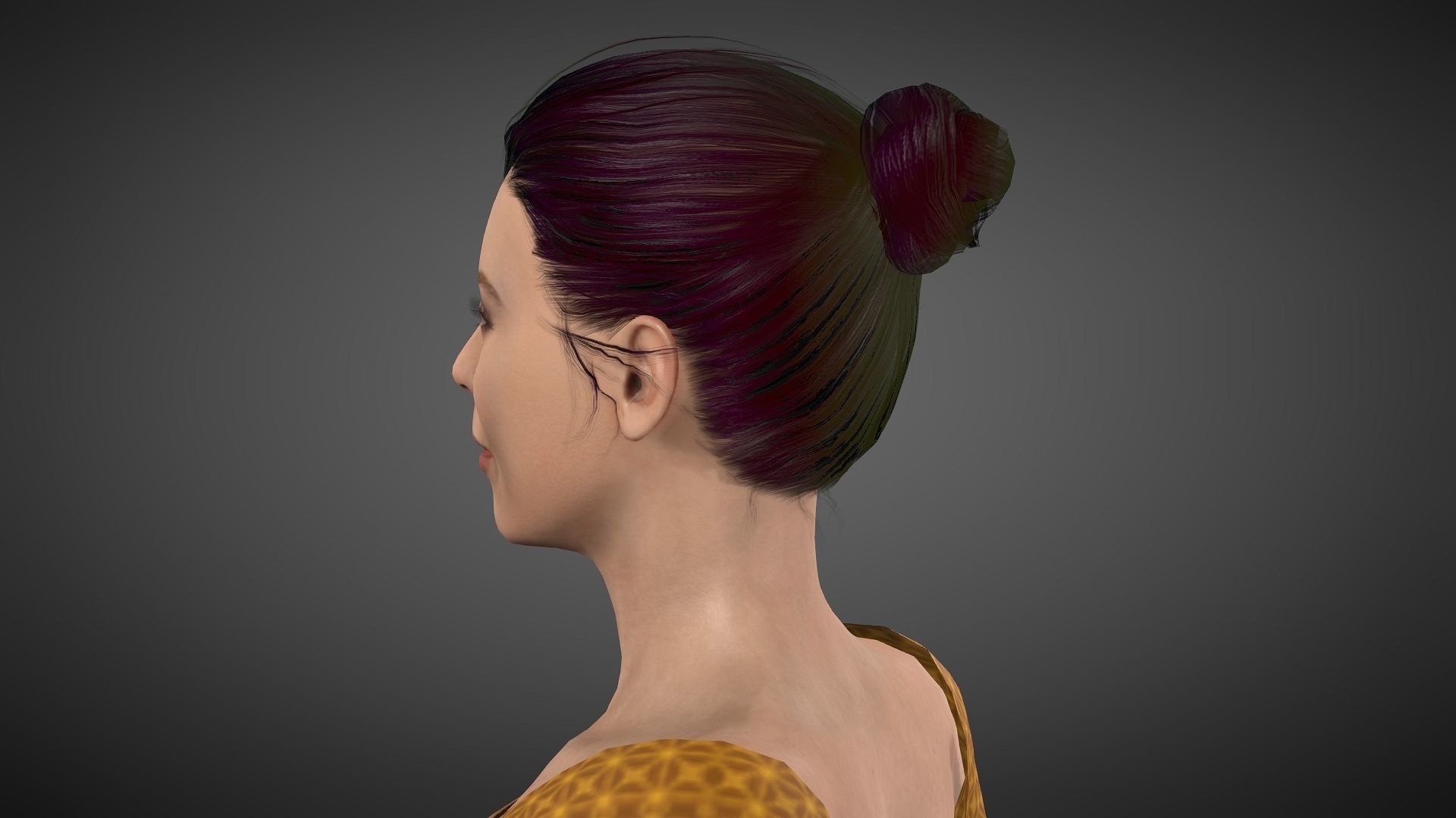 3D model Elizabeth Olsen VR / AR / low-poly | CGTrader