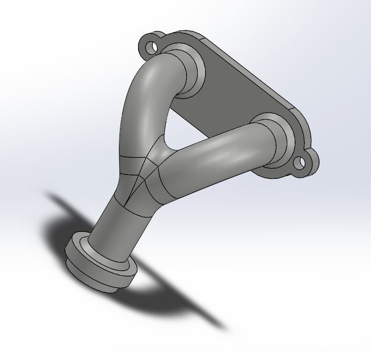 Exhaust Manifold 3D model 3D model | CGTrader