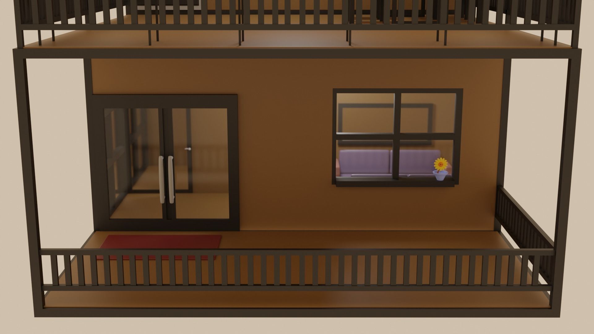 Prefab House Design free VR / AR / low-poly 3D model | CGTrader