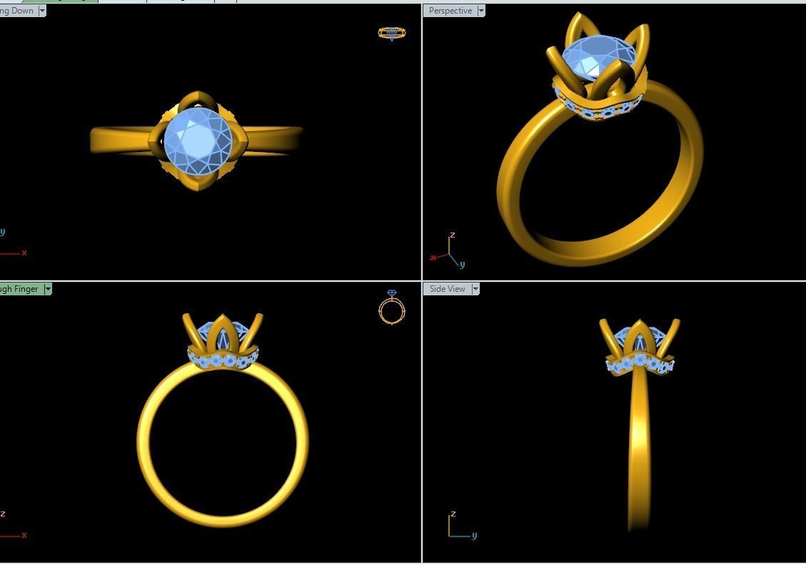Ring FREE free 3D model 3D printable | CGTrader