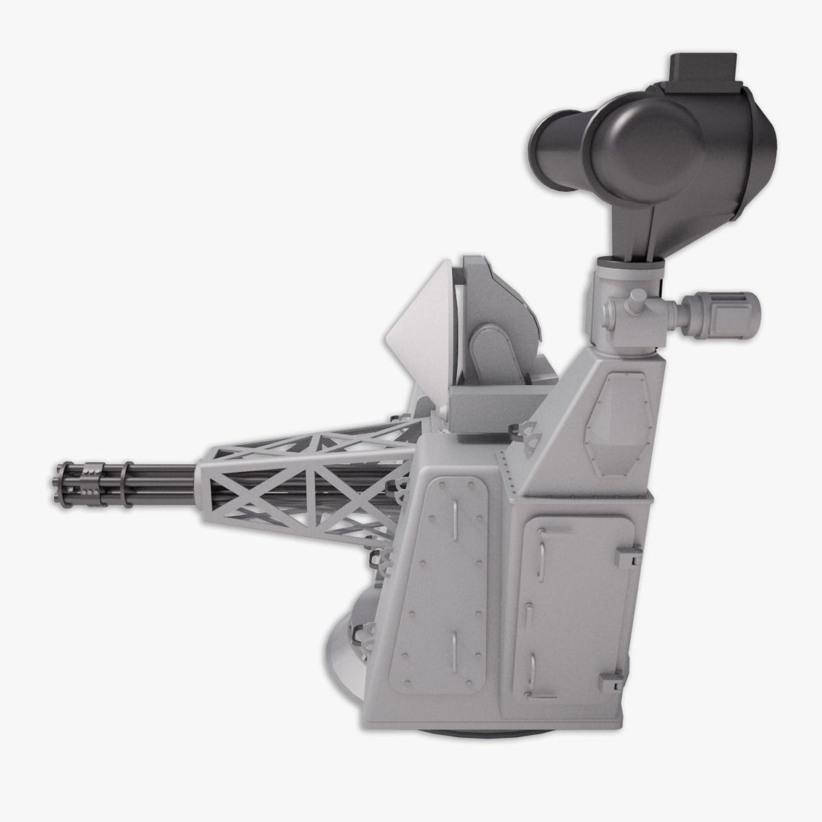 Goalkeeper ciws 3D Model MAX OBJ 3DS FBX MTL | CGTrader.com