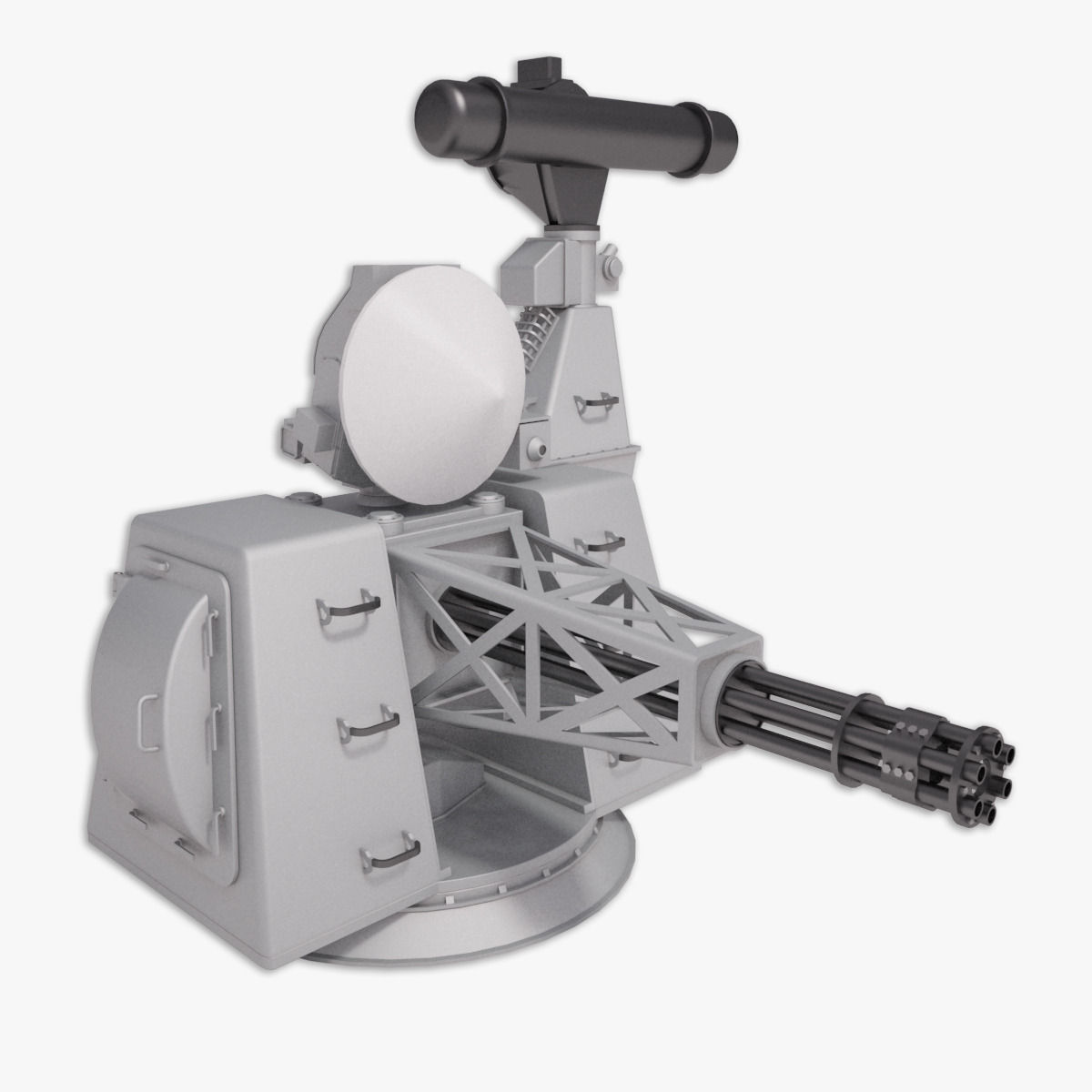 Goalkeeper ciws 3D Model MAX OBJ 3DS FBX MTL | CGTrader.com