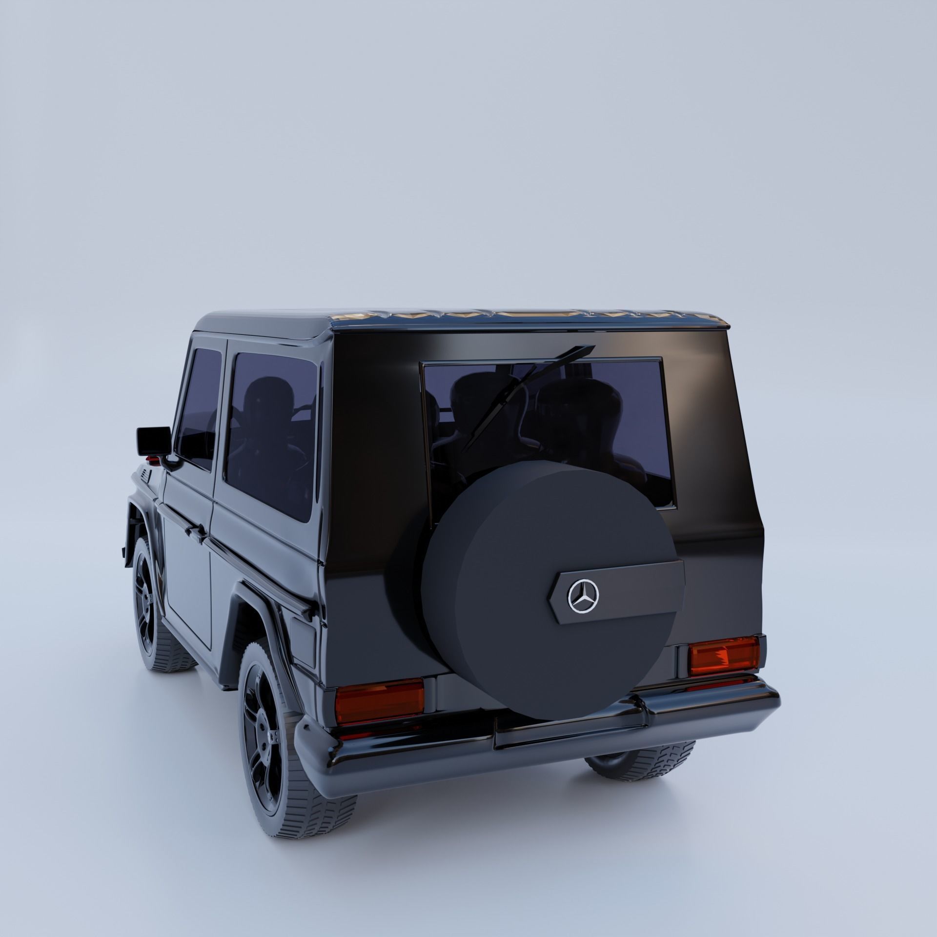 3d model of a Mercedes car 3D model | CGTrader