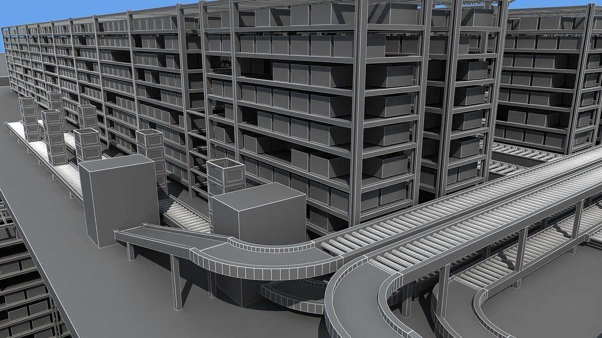 Warehouse 2 3D model | CGTrader