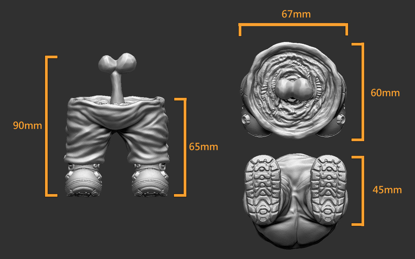 Among Us Dead Body 3D model 3D printable | CGTrader