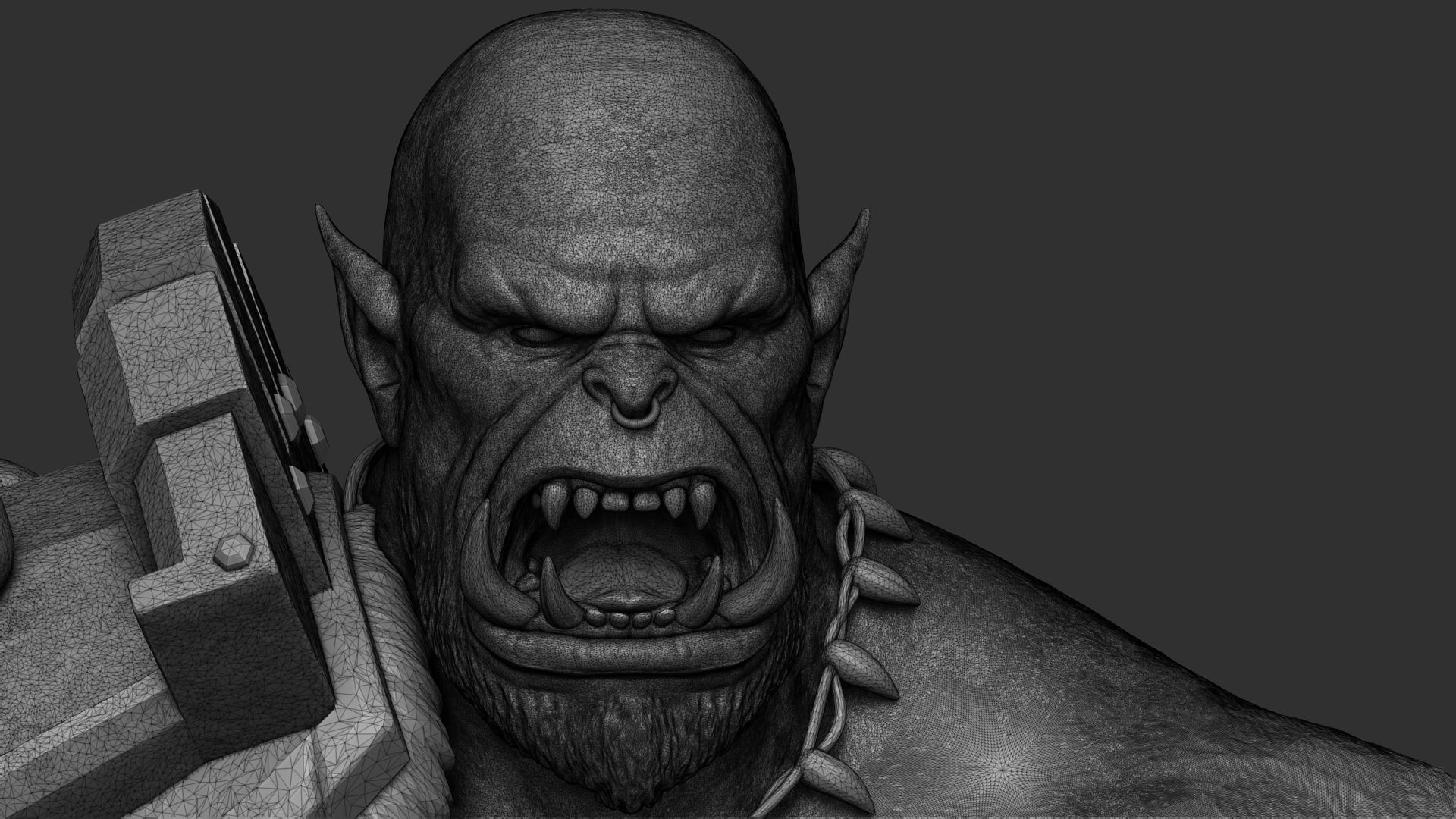 Warcraft Concept Art Figure - 3D Print 3D model 3D printable | CGTrader