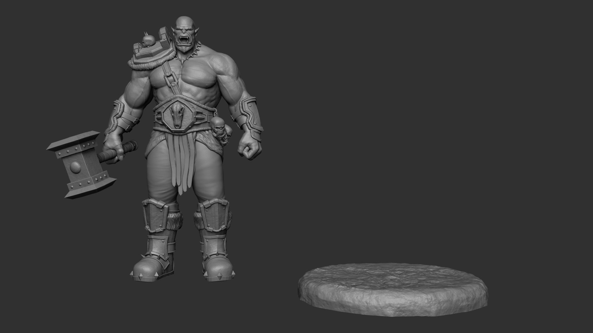 Warcraft Concept Art Figure - 3D Print 3D model 3D printable | CGTrader