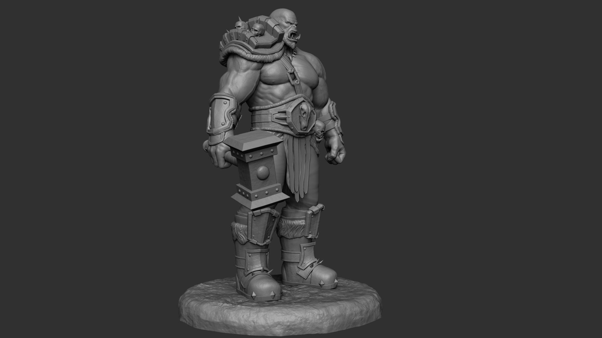 Warcraft Concept Art Figure - 3D Print 3D model 3D printable | CGTrader