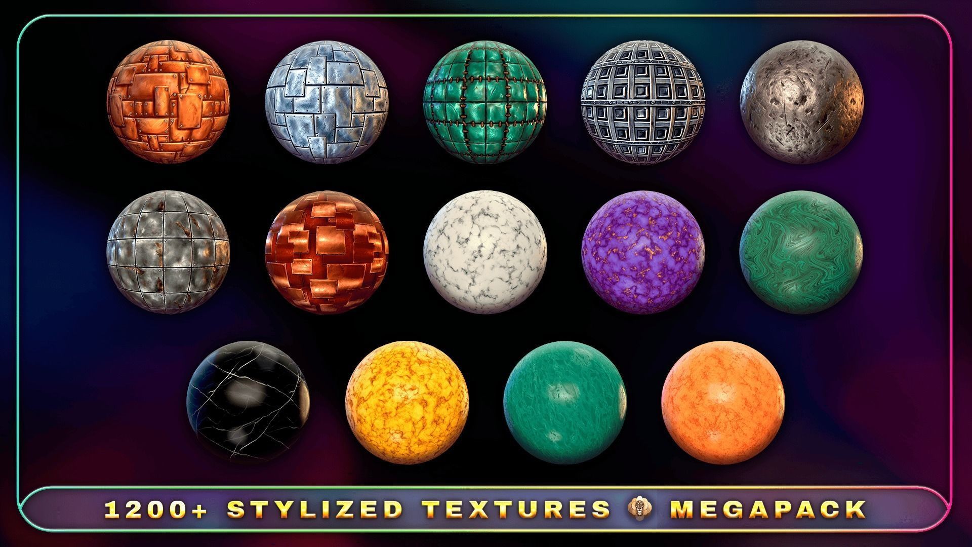 1200 Stylized Textures - Megapack Texture | CGTrader