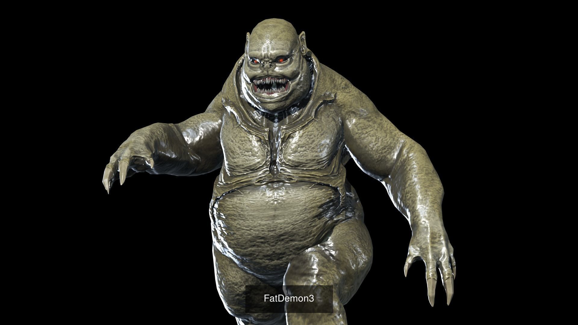 3D Model Collection Fat Demons Pack VR / AR / low-poly | CGTrader