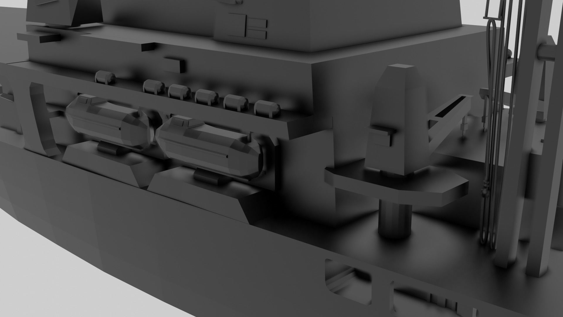 RFA Fort Victoria - Model for small scale printing 3D model 3D ...