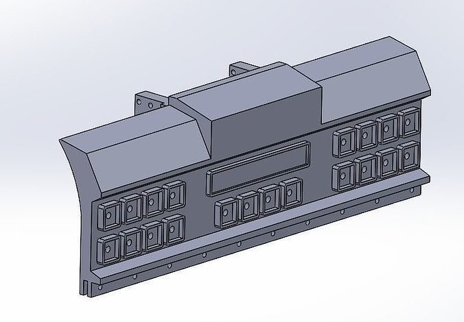 REAR FENDER ACCESSORY FOR TAMIYA TRUCK 3D model 3D printable | CGTrader