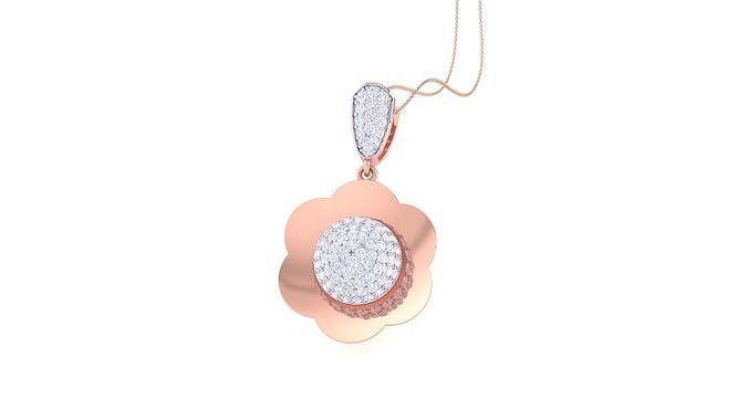 Diamond Pendant 3dm stl obj gltf glb 3mf renders details 3D model 3D ...