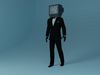 skibidi toilet TV man 3D model rigged | CGTrader