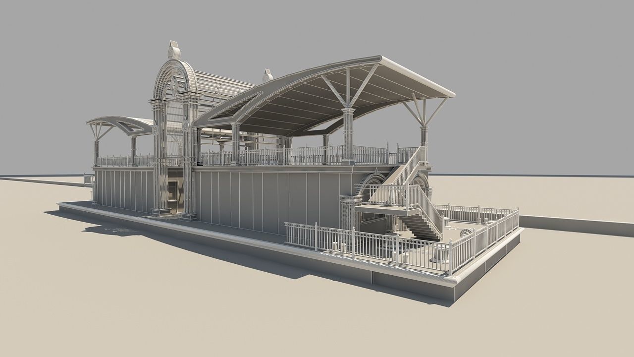 Passenger Terminal 3D model | CGTrader