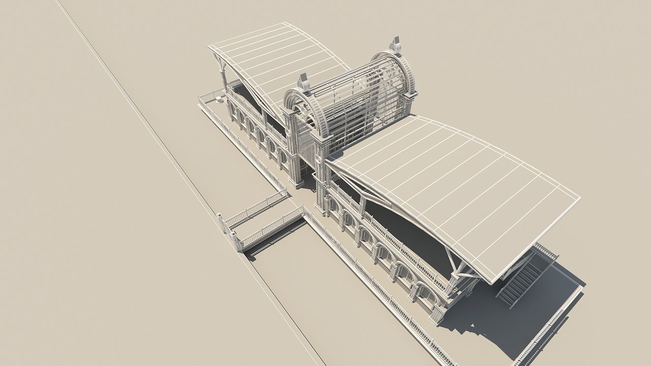 Passenger Terminal 3D model | CGTrader