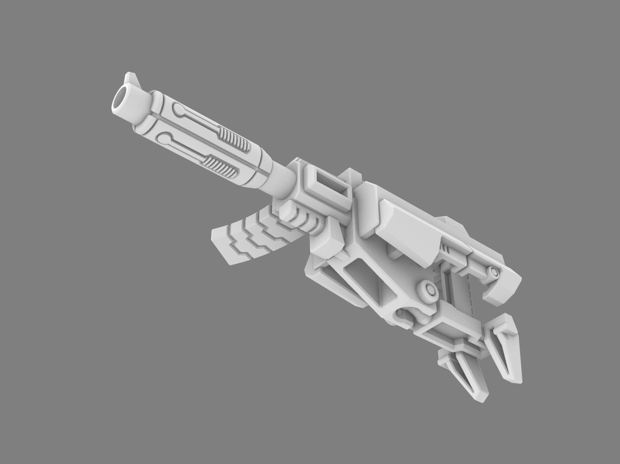 Hyperfire Fragmentator aka Photon Burst Rifle 3D model 3D printable ...