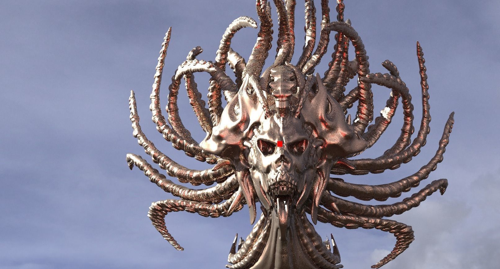 Alien God scull 3 3D model | CGTrader