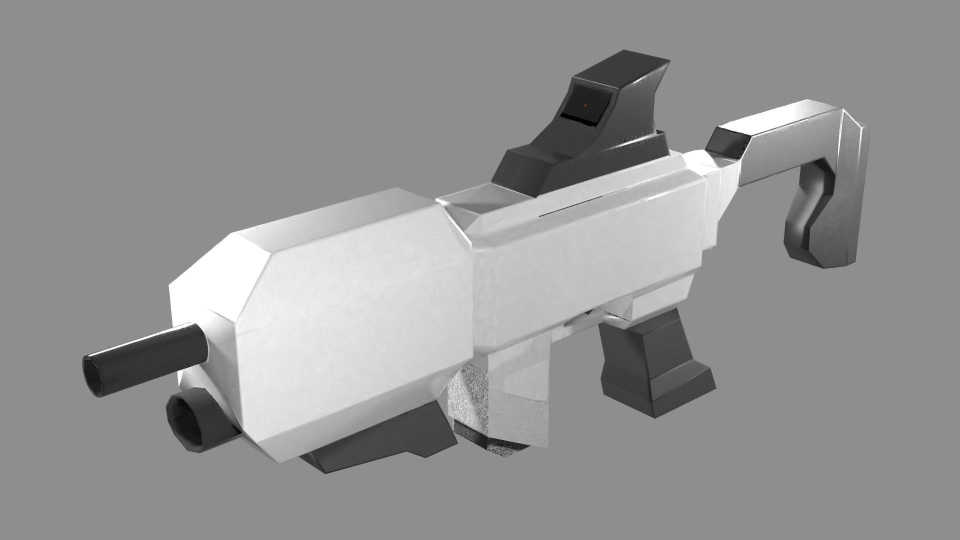 3D model Sci-Fi Style Carbine VR / AR / low-poly | CGTrader
