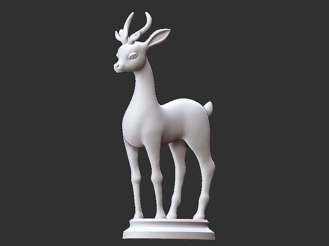 Deer model 3D model 3D printable | CGTrader