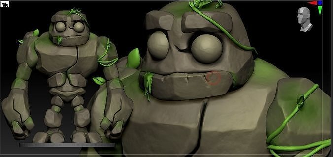 Golem Model 3D model 3D printable | CGTrader
