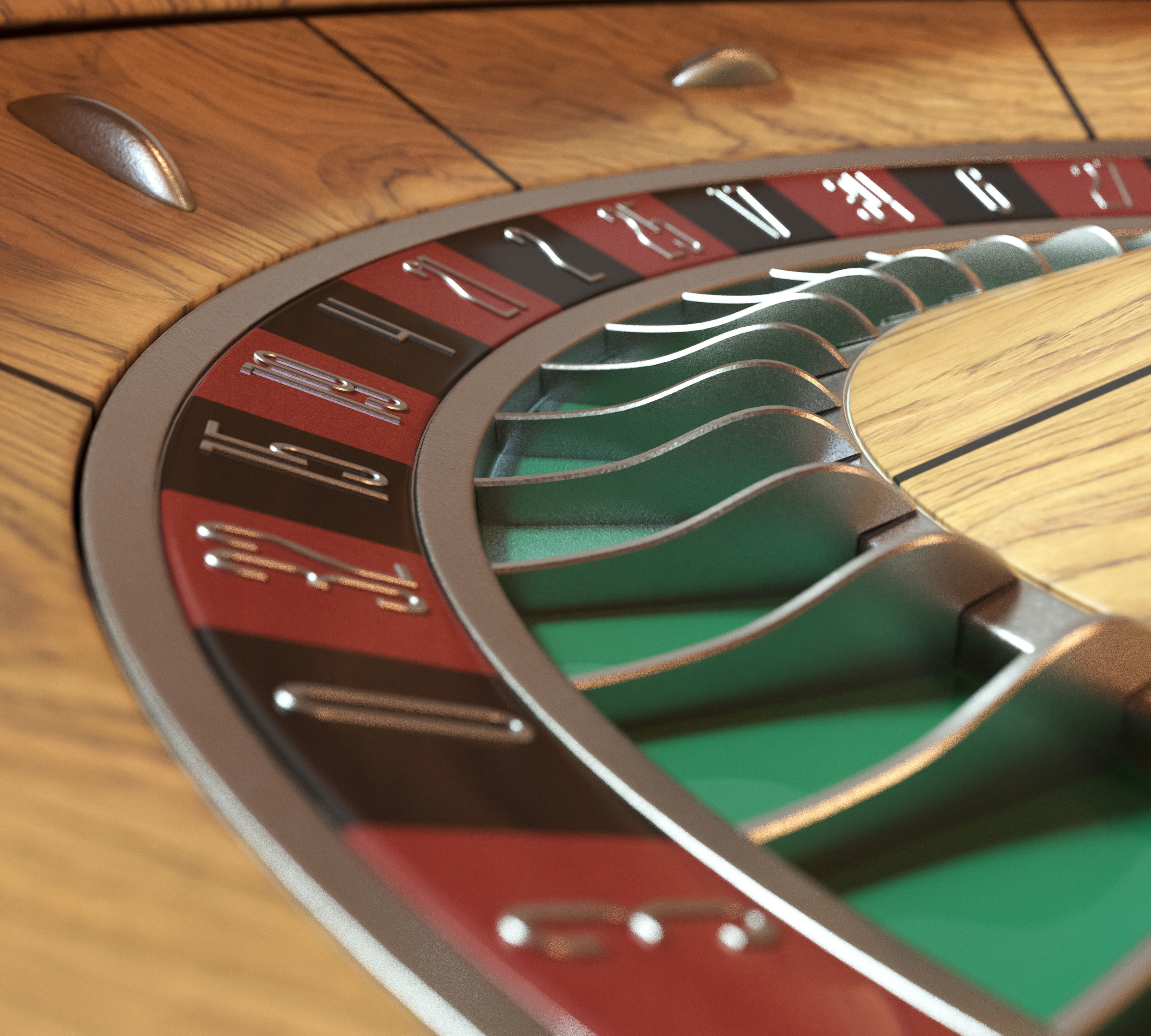 Roulette Wheel Modern 3D model | CGTrader