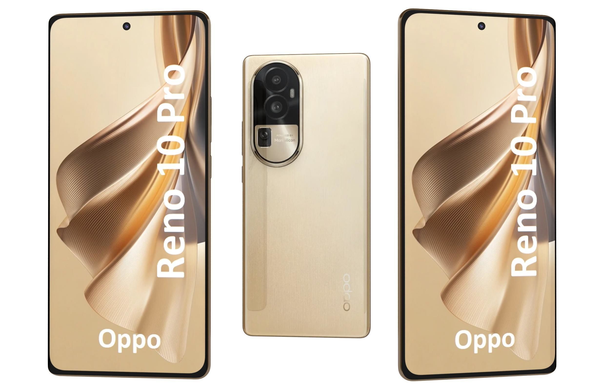 3D model Oppo Reno 10 Pro All Colors VR / AR / low-poly | CGTrader