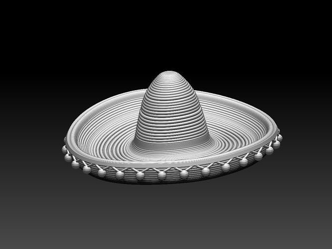 SOMBRERO 3D model 3D printable | CGTrader
