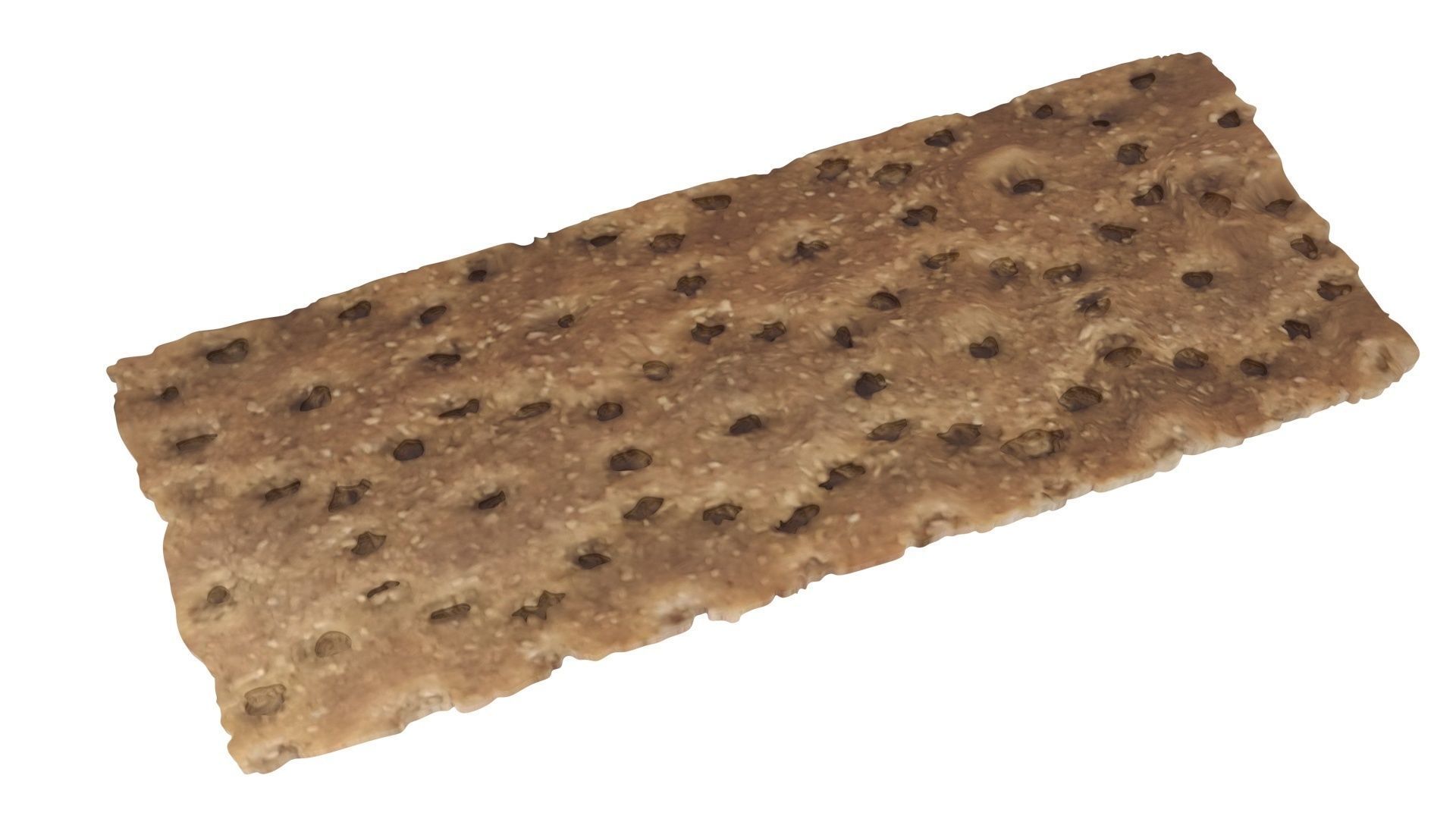 Brown Cracker Bread 3D model | CGTrader