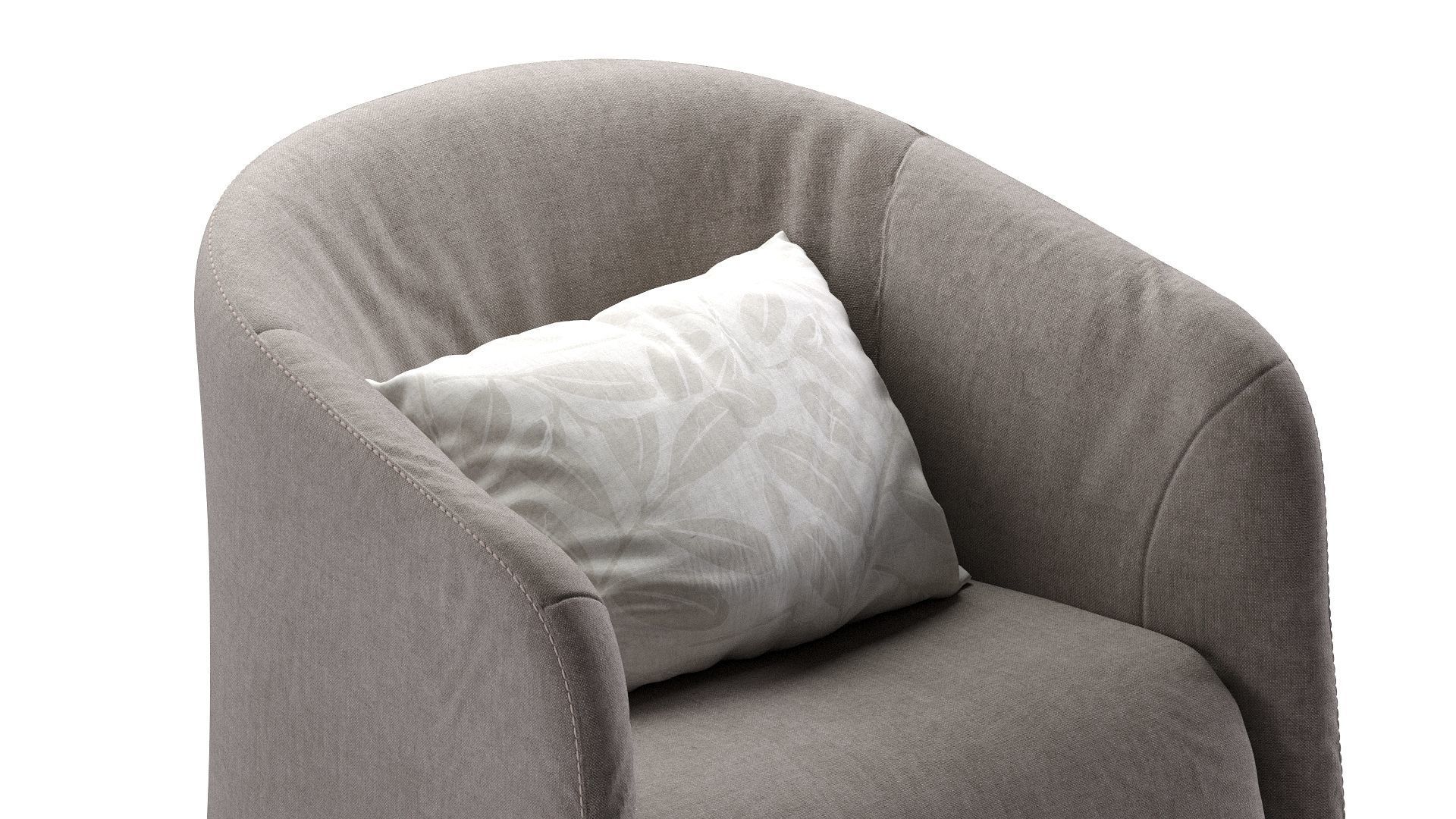 Logos Armchair By Natuzzi 3D model | CGTrader