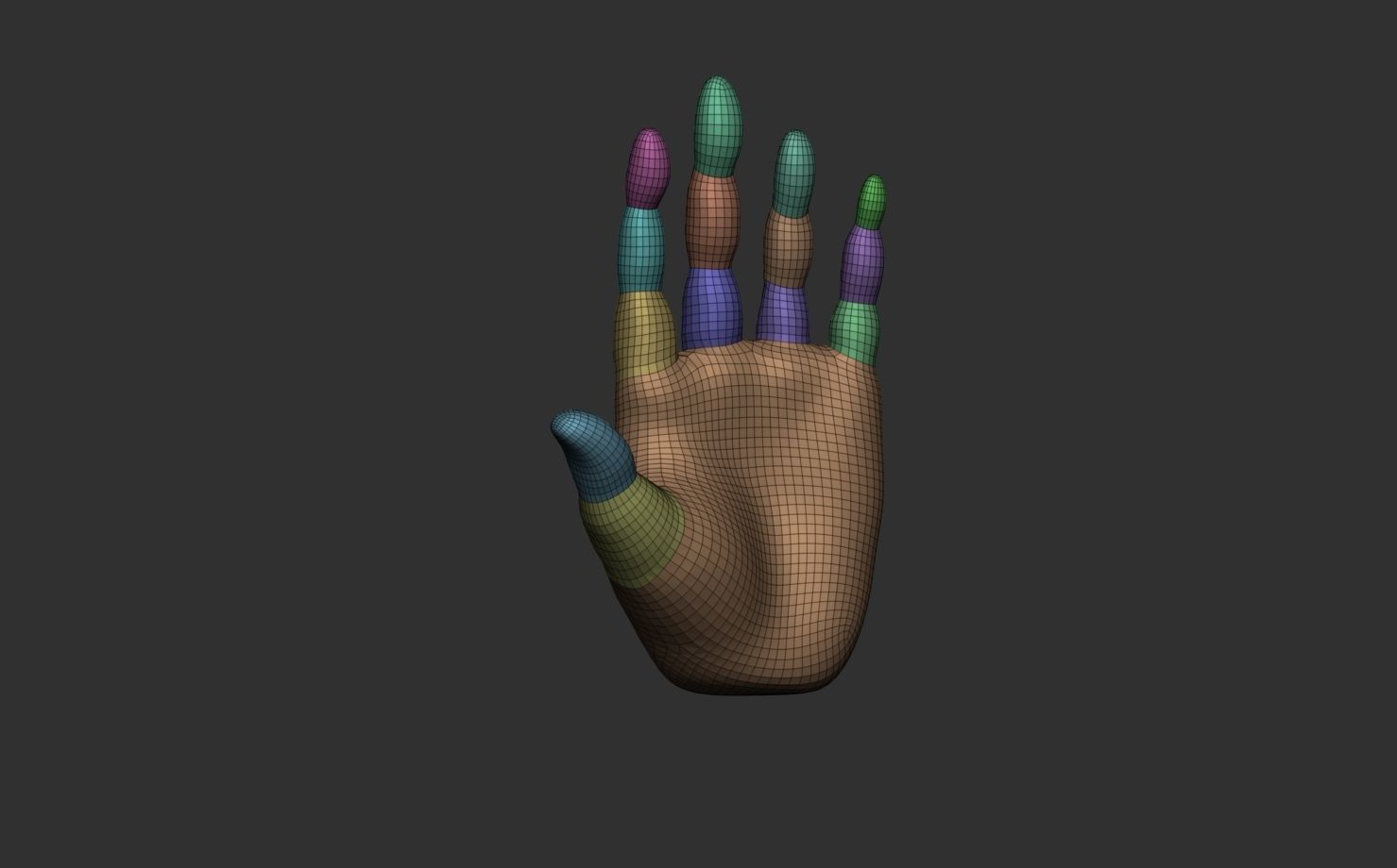 Base mesh hand block out 3D model 3D model | CGTrader