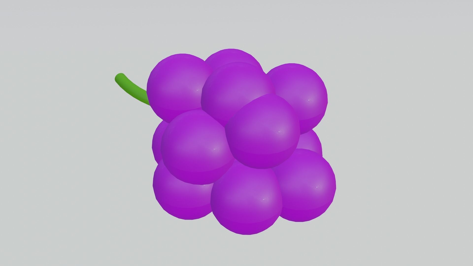 3D model Cartoon Grapes VR / AR / low-poly | CGTrader