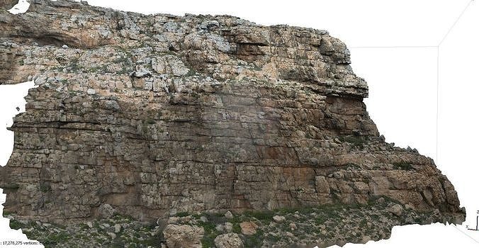 Mountain cliff corner 3D model | CGTrader