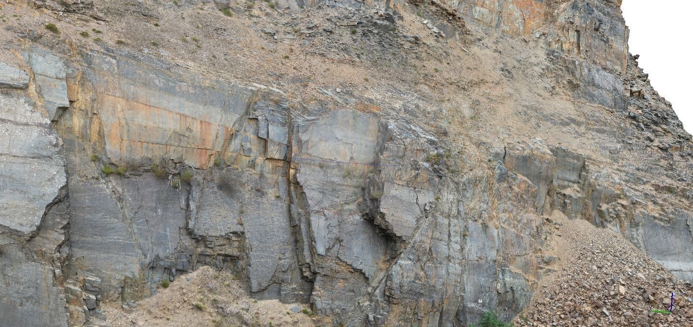 quarry rock face 3D model | CGTrader