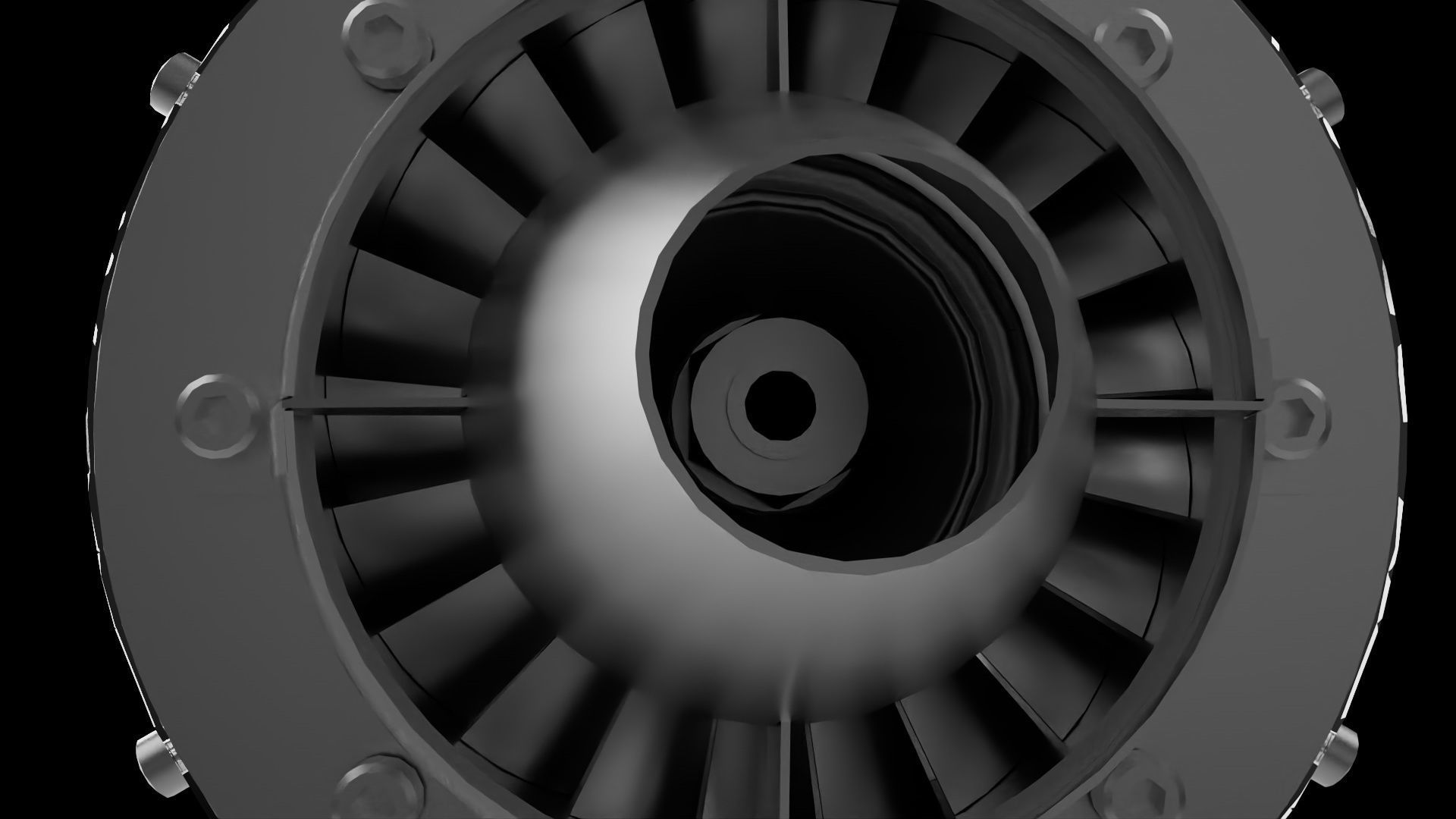 Micro gas turbine engine wren-mw54 3D model | CGTrader