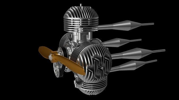 Aerospace engine X-Engine 3D model | CGTrader