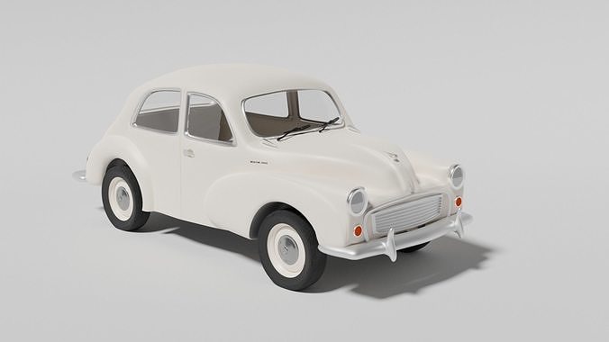 Morris Minor 1000 free 3D model | CGTrader