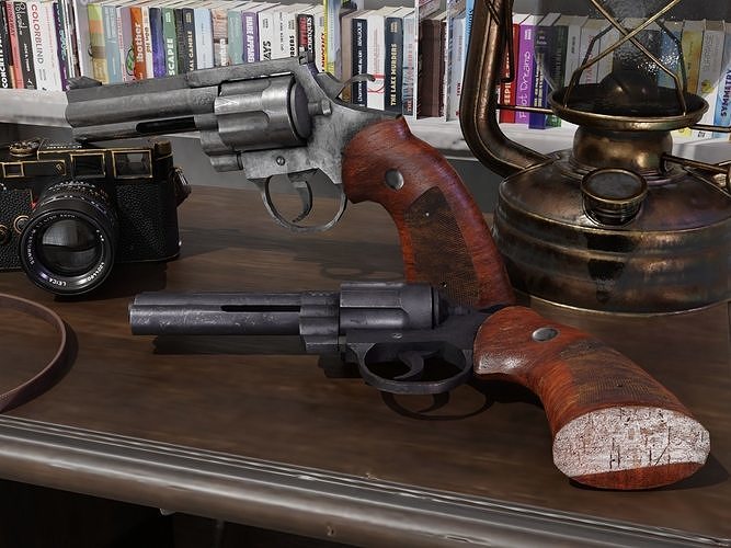 3D model Colt-Python Revolver FBX-2048px VR / AR / low-poly | CGTrader