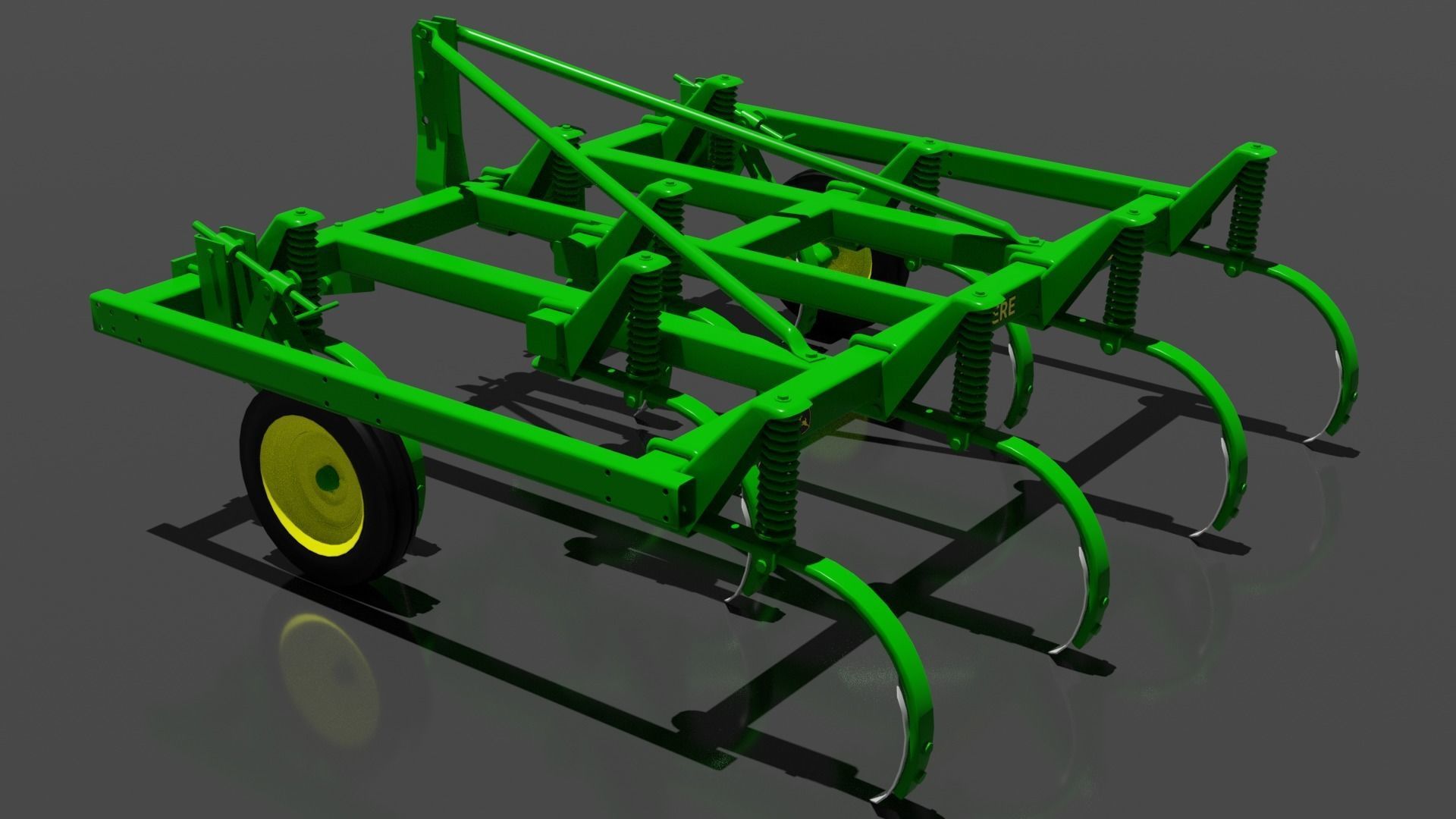 John Deere 1610 Chisel Plow 3D model | CGTrader