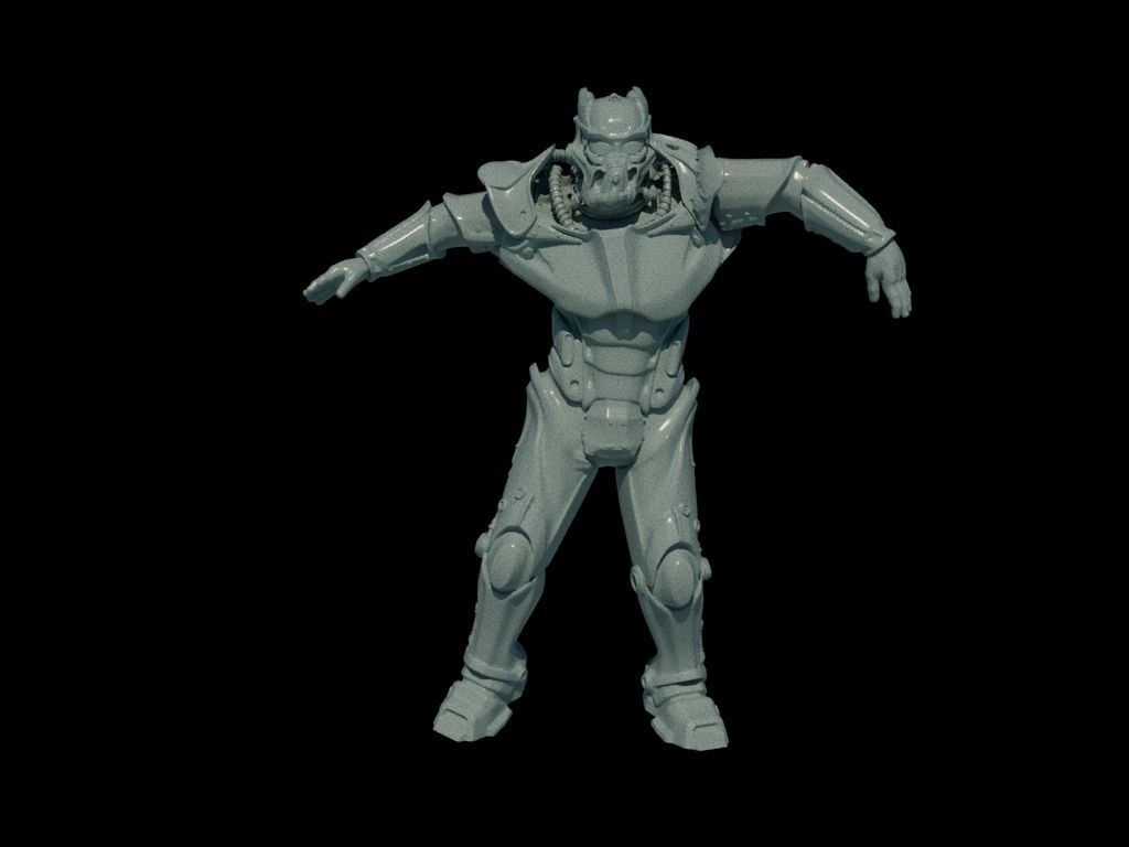 Tesla Power armor for 3d printing 3D model | CGTrader