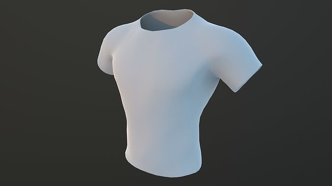 3D model T-shirt VR / AR / low-poly | CGTrader