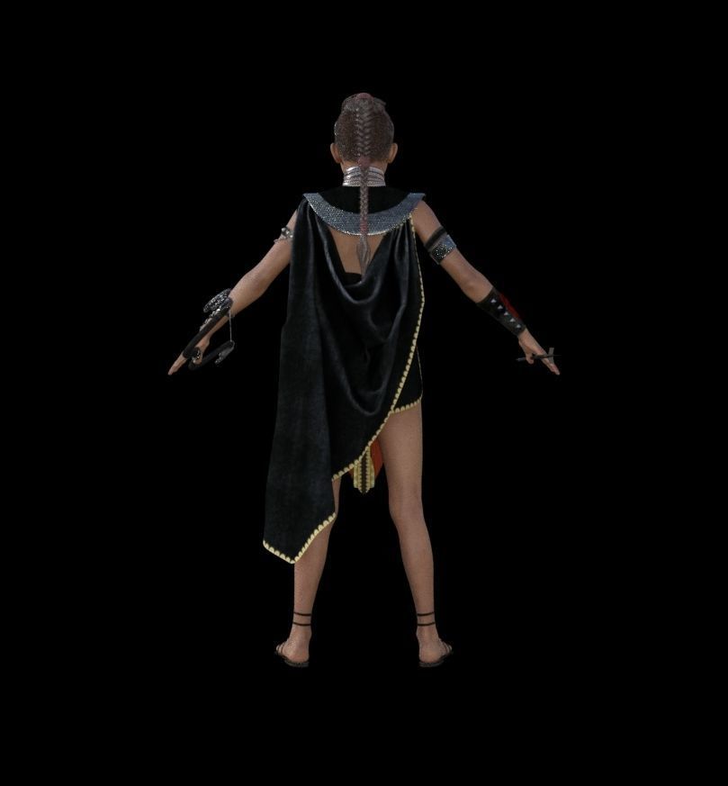 Tribe Princess 3D model | CGTrader