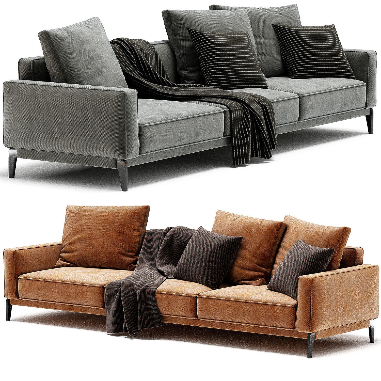 ROMEO COMPACT Sofa Flexform 3D model | CGTrader