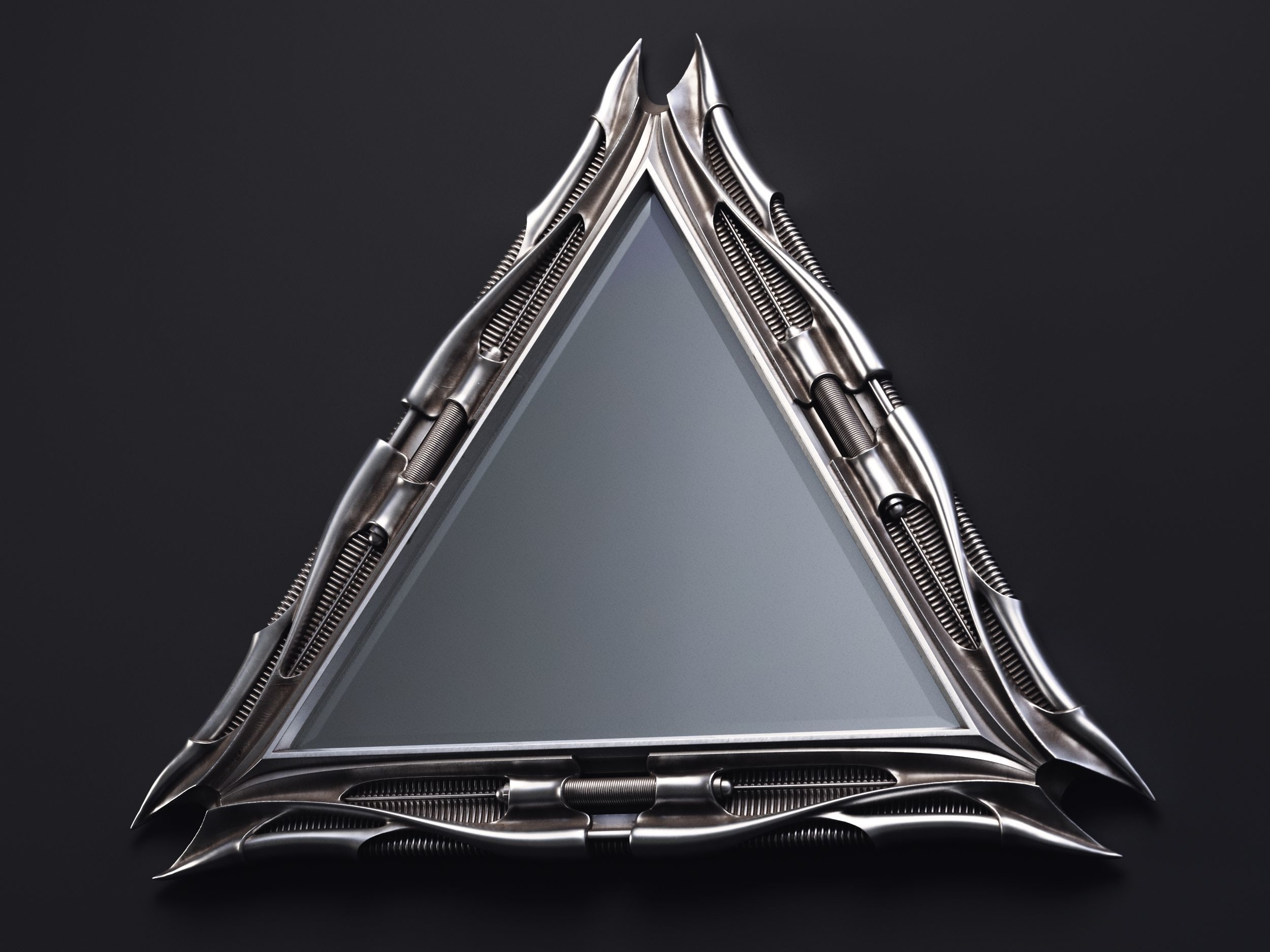 HR Giger Triangular Mirror Printable 3D Model 3D model 3D printable ...
