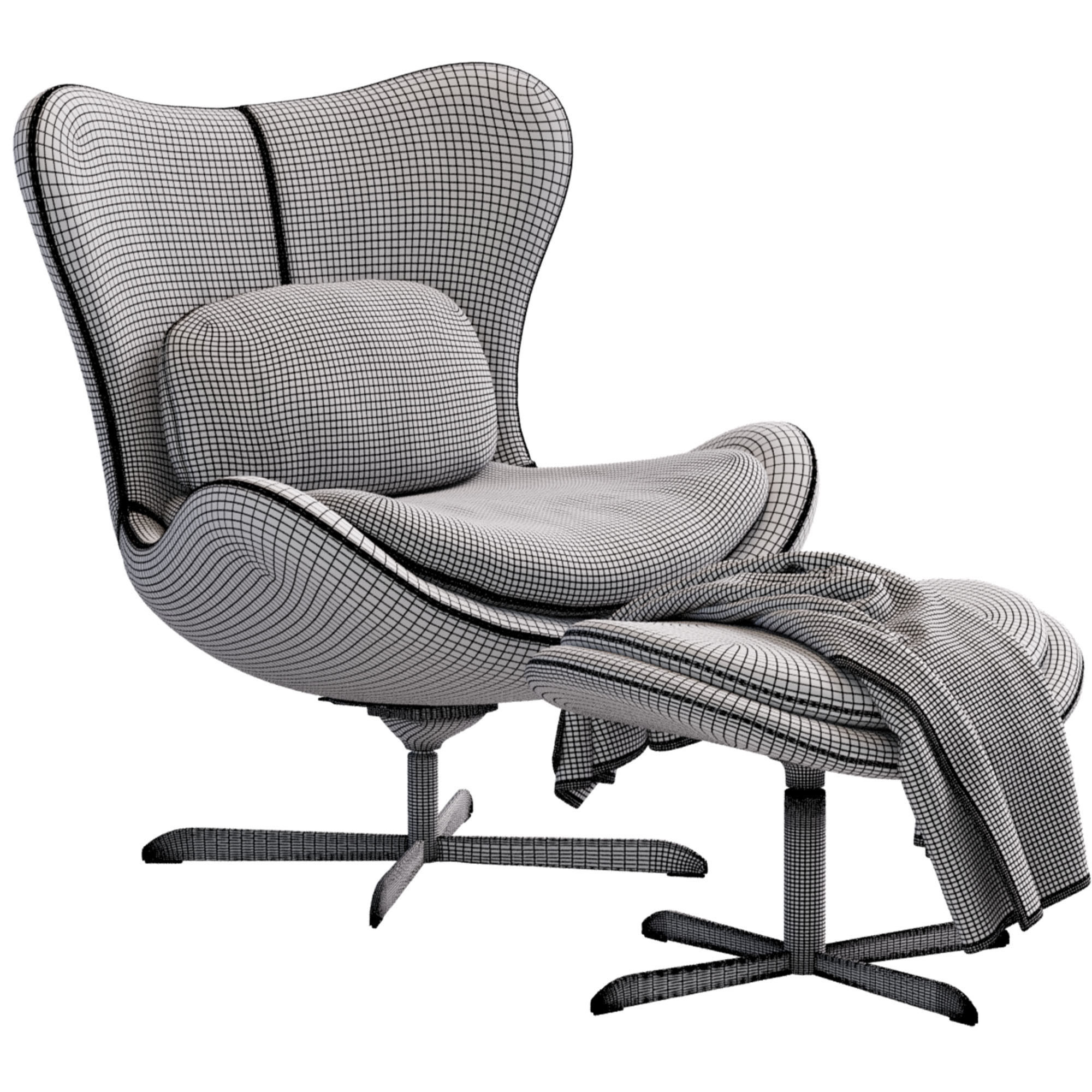 Armchair Lazy 3D model | CGTrader