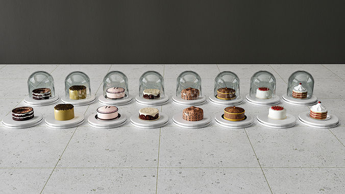 Cake Display 3D model | CGTrader
