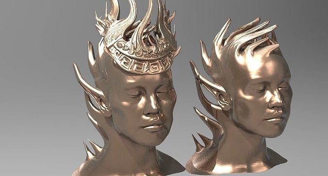 Aztec Crown 2 models 3D model | CGTrader