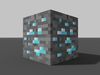3D model MineCraft diamond ore block VR / AR / low-poly | CGTrader