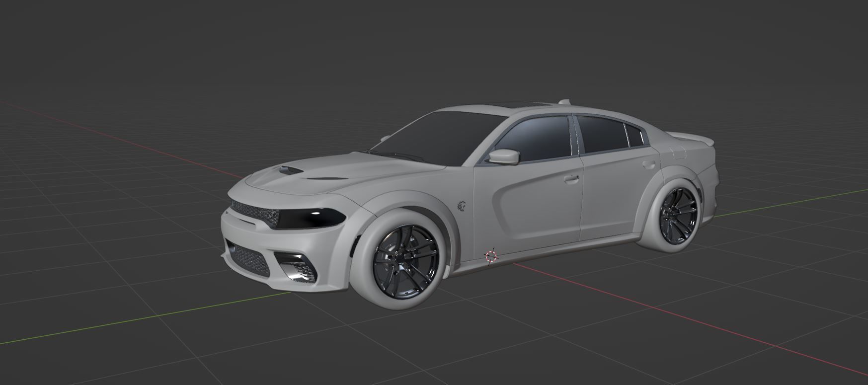 Dodge Charger SRT Hellcat RedEye Widebody 3D model rigged | CGTrader